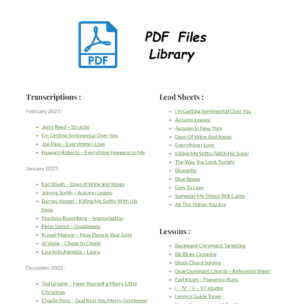 How to Access The ‘Interactive Library’ – François Leduc Online Library